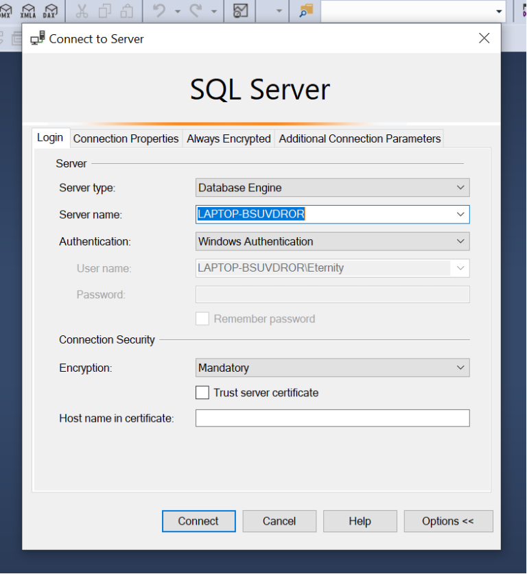 How to Configure a SQL Database | Kamatera