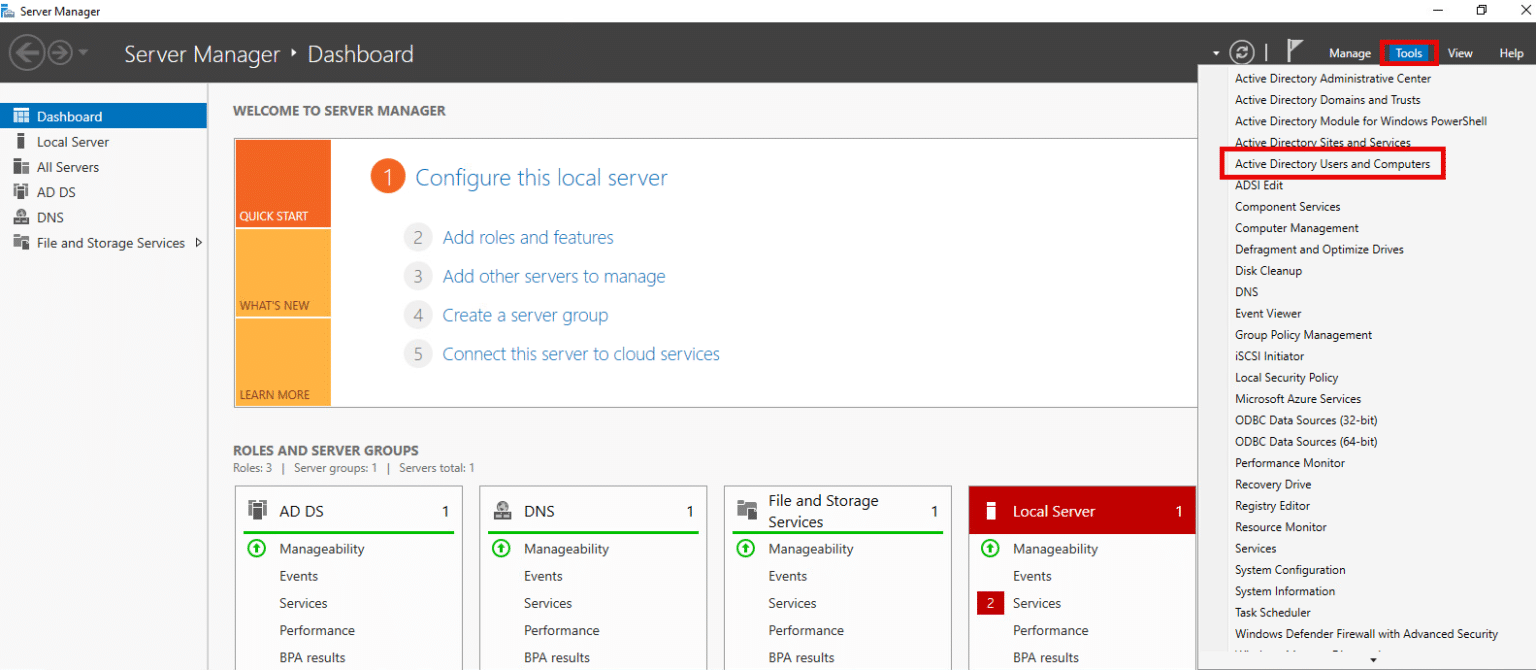 How To Manage Users And Groups In Active Directory Kamatera