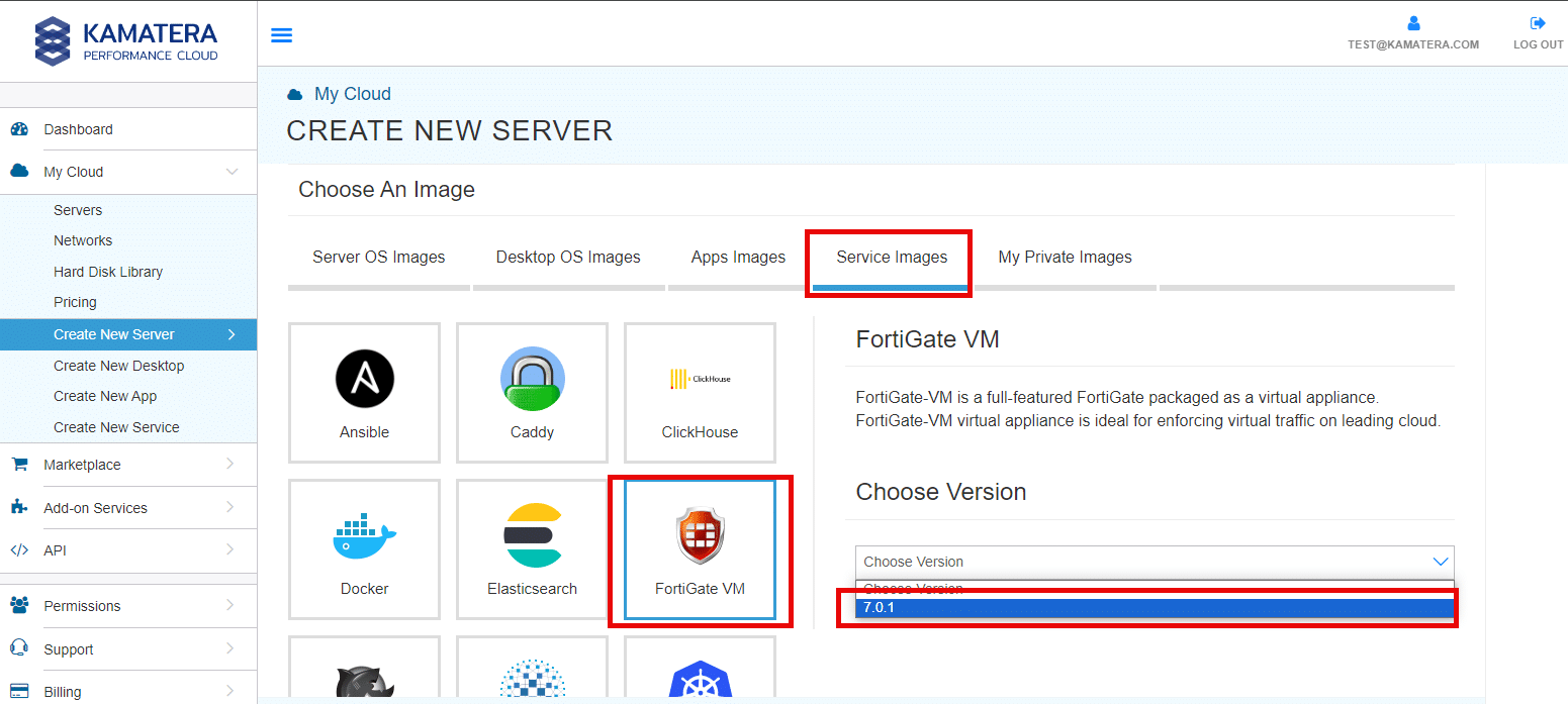 How to Configure FortiGate VM for Network Security on Kamatera | Kamatera
