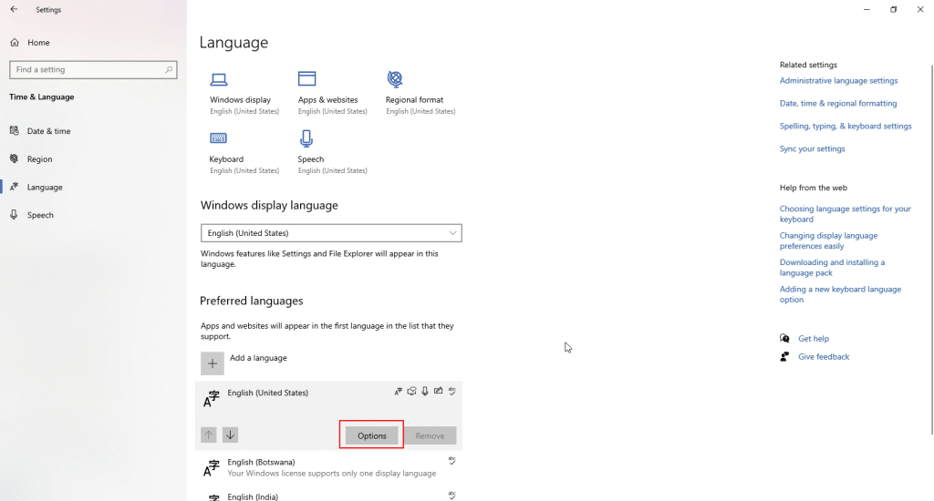 How to Change a Windows Operating System Language | Kamatera