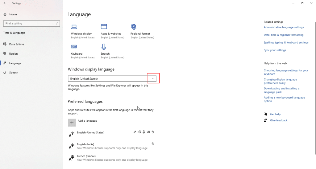 How to Change a Windows Operating System Language | Kamatera