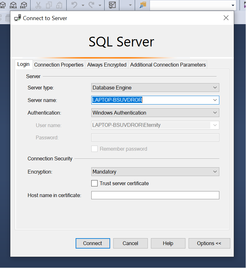 How to Configure a SQL Database | Kamatera
