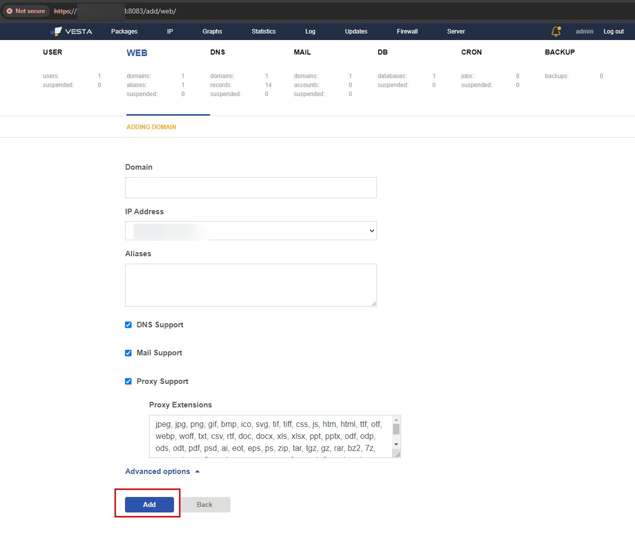 How to install Vesta Control Panel on Ubuntu | Kamatera