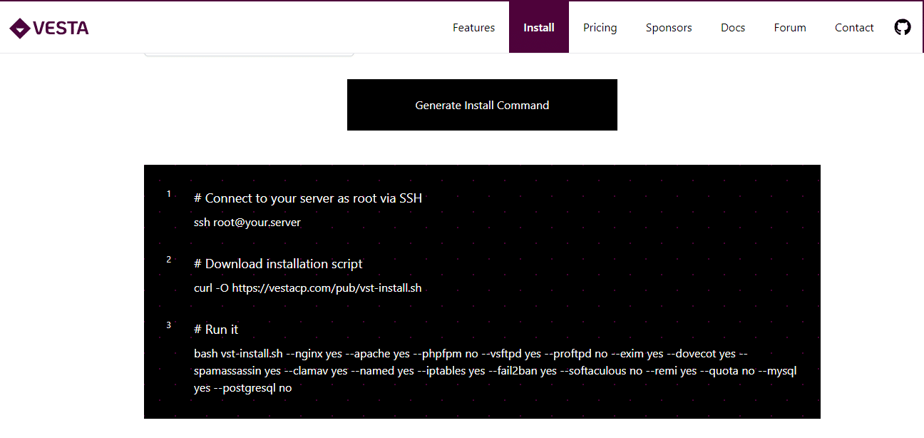 How to Install Vesta Control Panel on Ubuntu | Kamatera